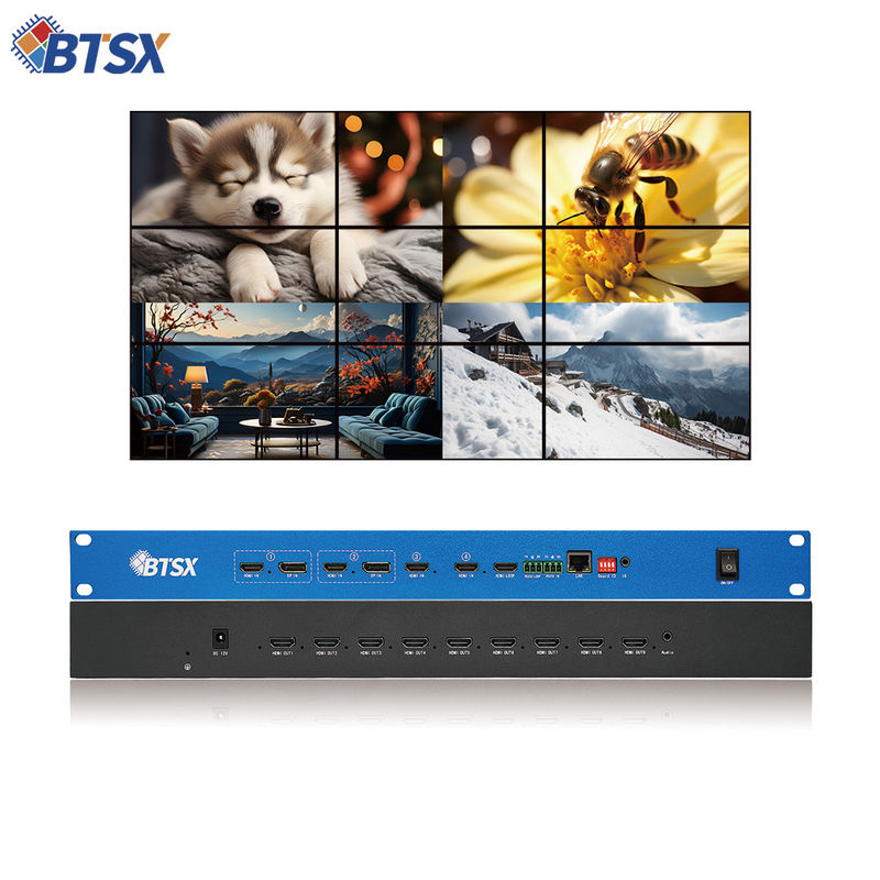 1X2 2X2 1X3 3X3 Hdmi 4K Video Processor Seamless Switching Video Wall ...
