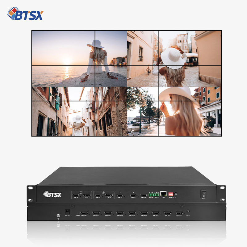 2x2 3x3 2x3 video wall lcd led 9 channels splitter 4k Video wall controller