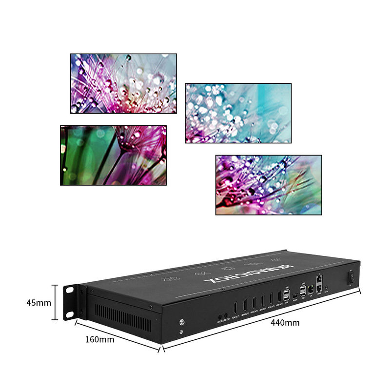 8K60 PIP Cropping Zoom LCD LED Screen Video Processor Point To Point ...