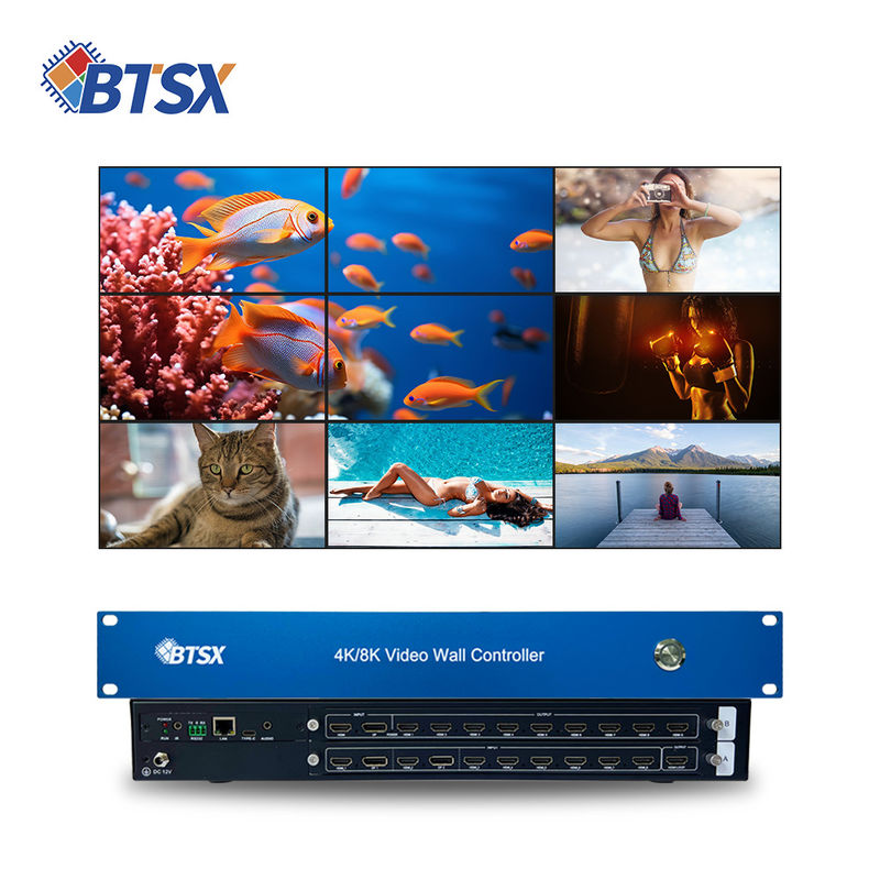 RS232 Connectivity 4K Video Wall Controller with 3 Years After-sales ...