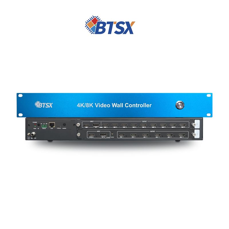 8K Video Wall Controller with 15 HDMI Outputs