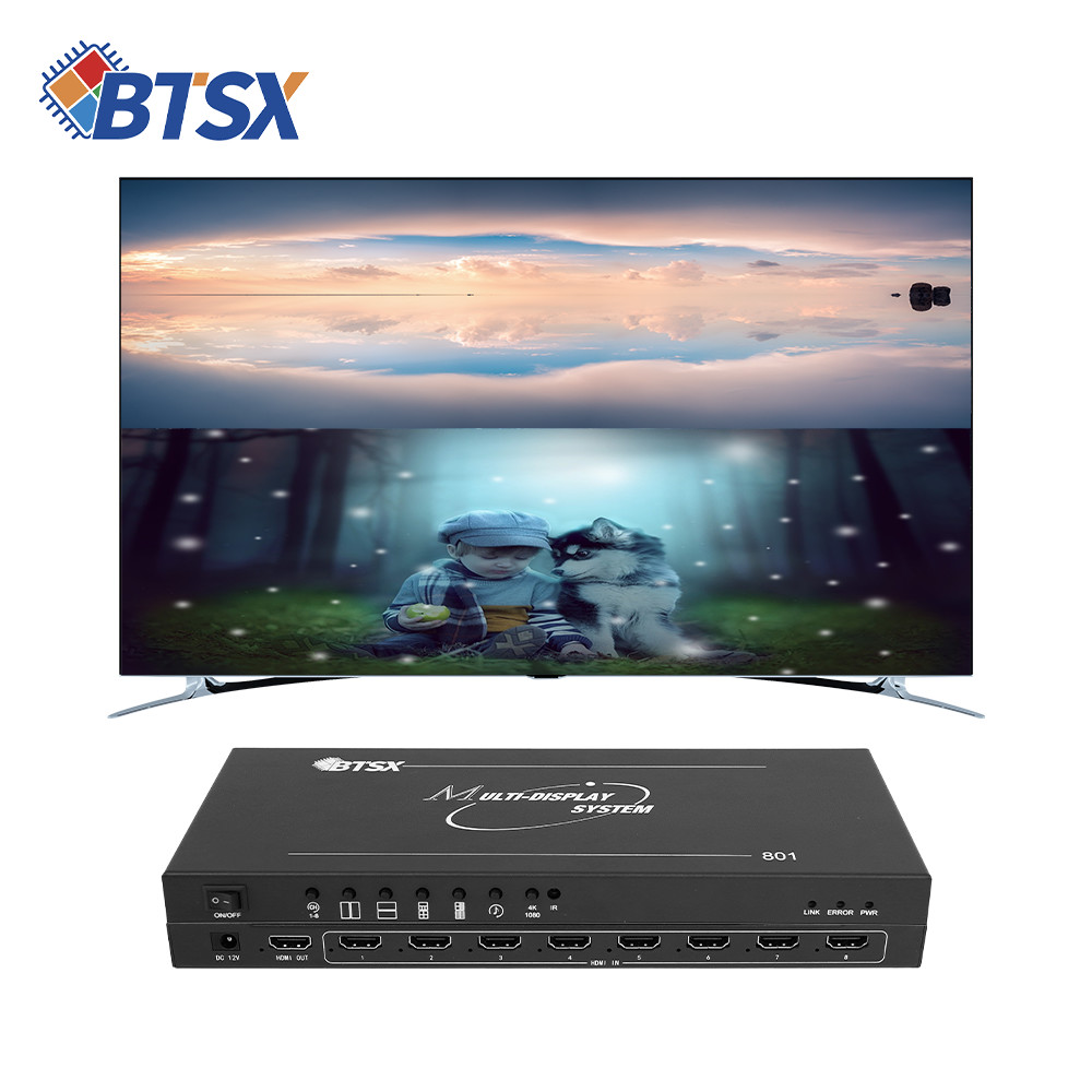 4k UHD Input HDMI Screen Splitter Multiviewer Video Wall Controller ...