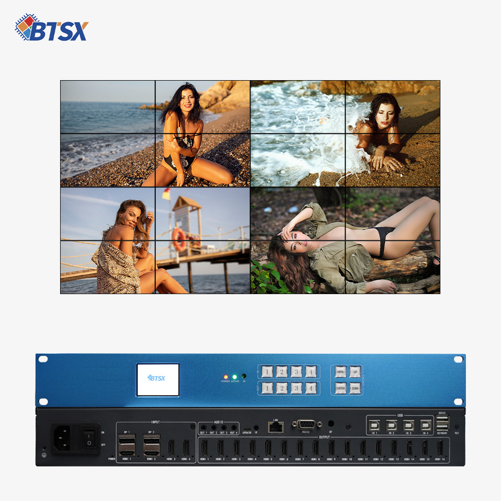 Windows Host Computer Control Method 4K Video Wall Controller with After-sales Support and 3 ...