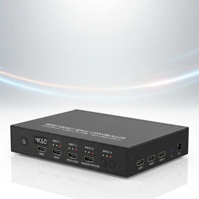 4K60 Video Wall Controller with 4 HDMI Inputs